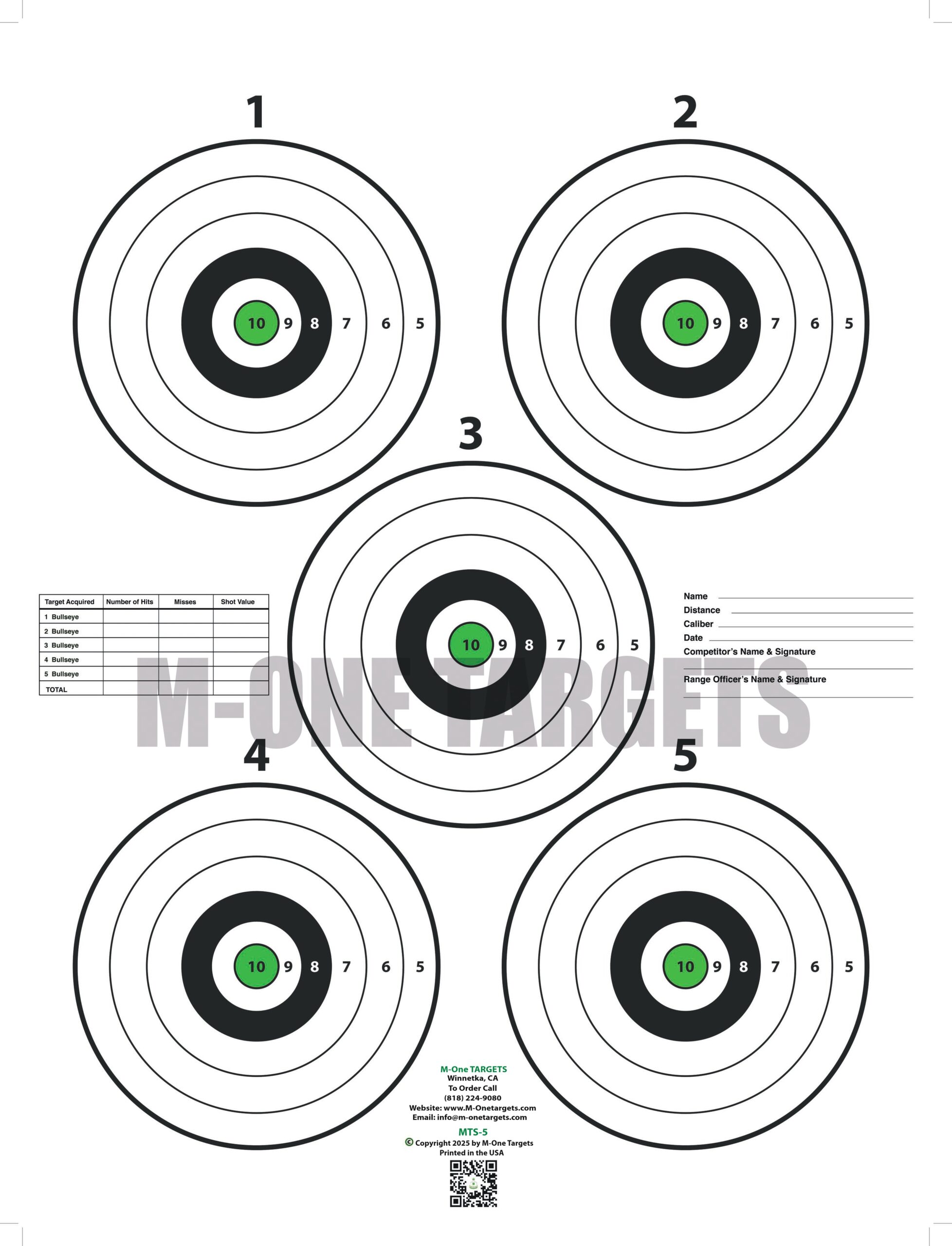 MTS - 5 - M-One Targets