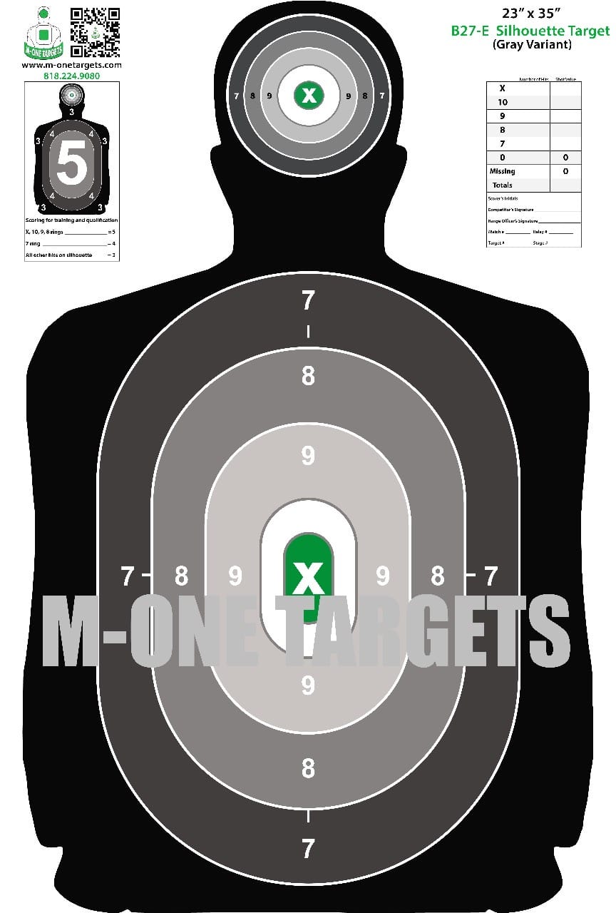 B27- E (Gray variant) | M-One Targets